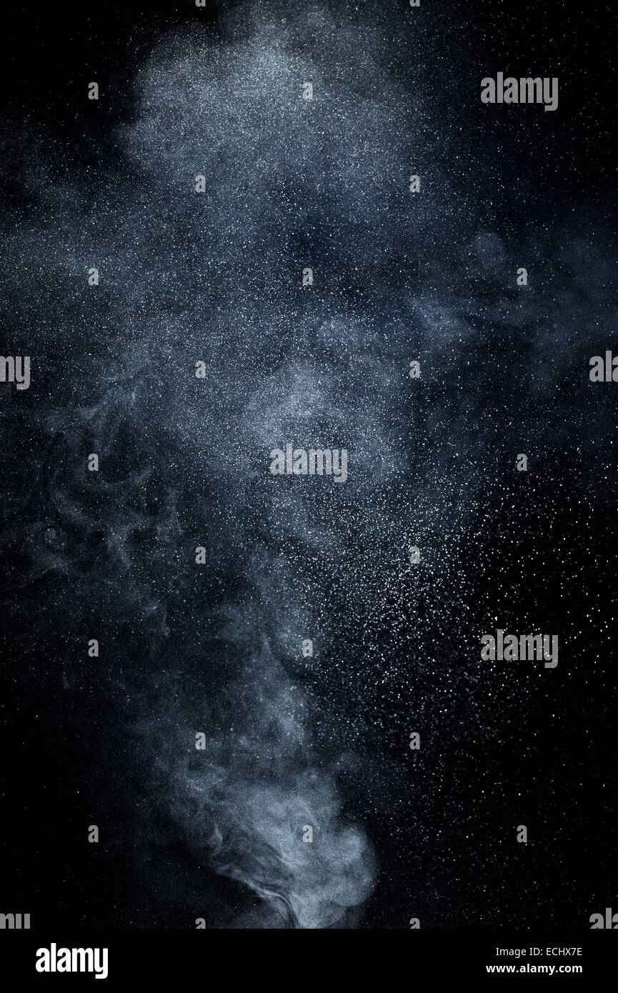abstract white powder explosion Stock Photo - Alamy