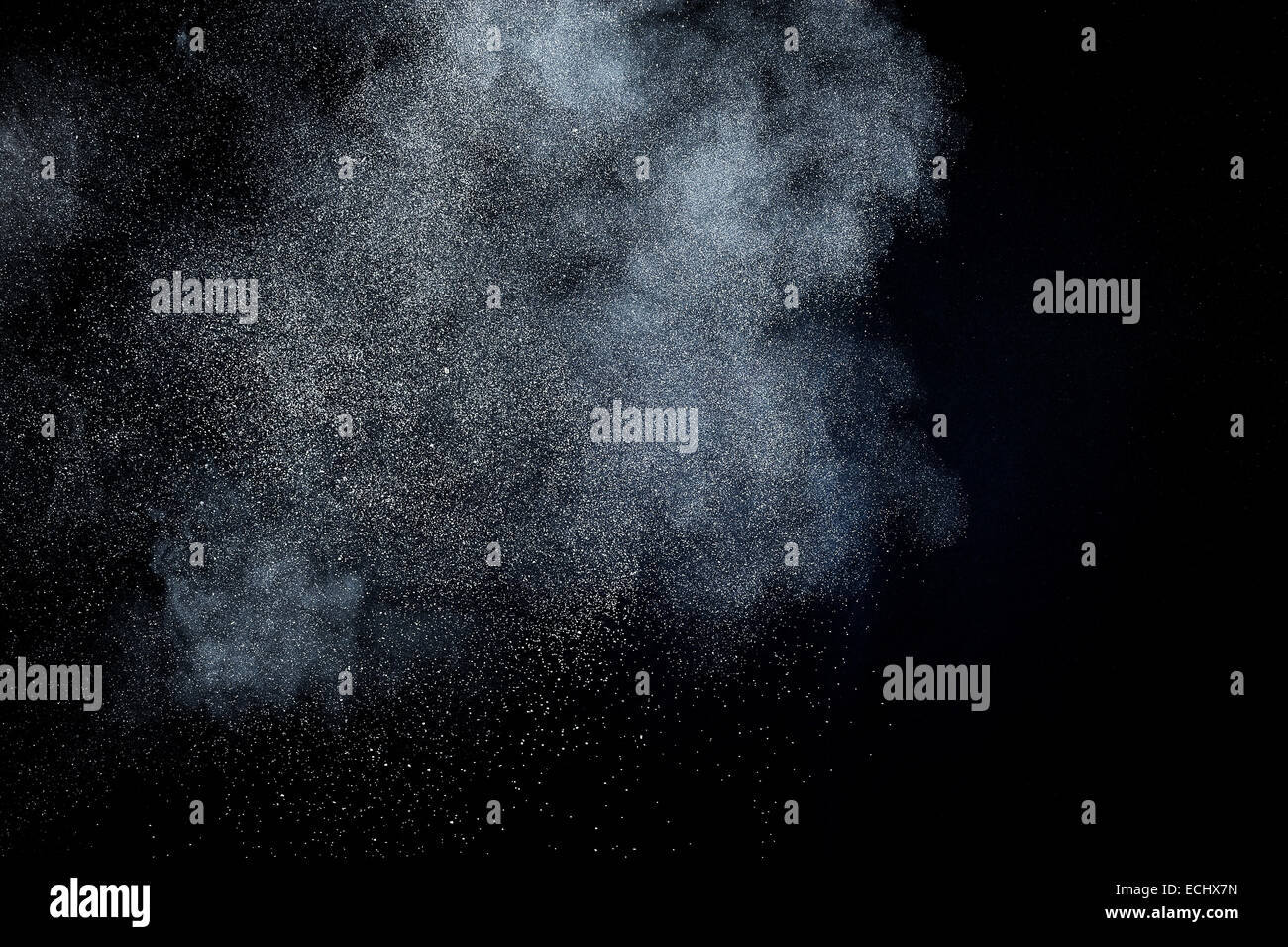 abstract white powder explosion Stock Photo - Alamy