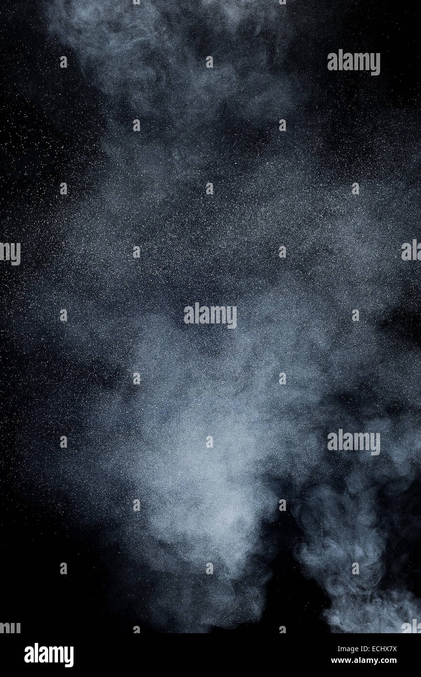abstract white powder explosion Stock Photo - Alamy