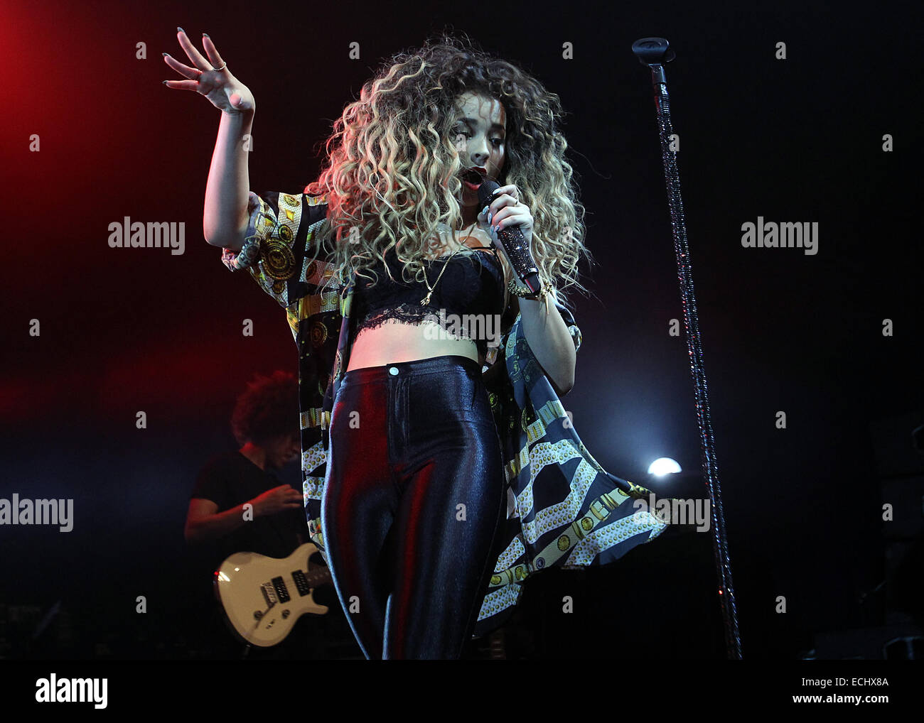Singer Ella Eyre performs live onstage at Brixton Electric in Brixton ...