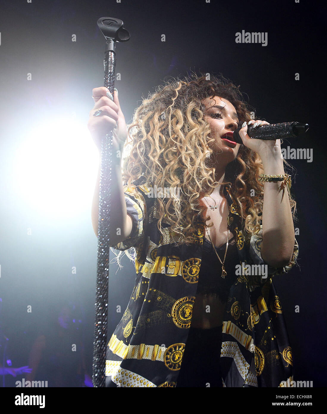 Singer Ella Eyre performs live onstage at Brixton Electric in Brixton ...