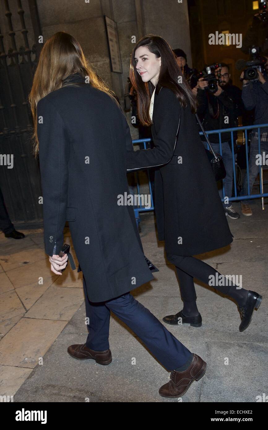 Madrid, Spain. 15th Dec, 2014. Spanish Royals attend Duchess of Alba ...