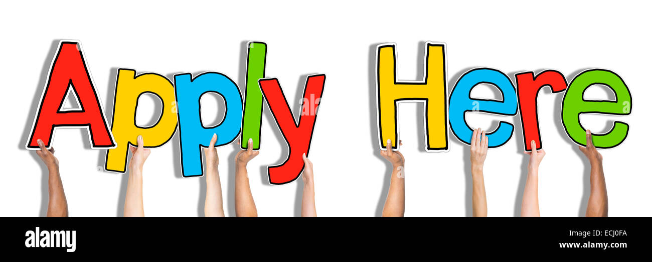 Hands applying Cut Out Stock Images & Pictures - Alamy