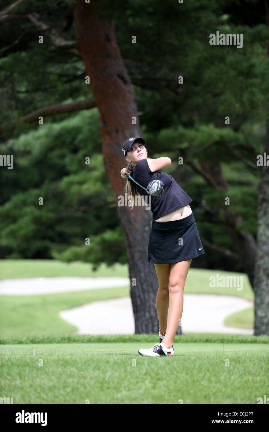 Karuizawa, Japan. 6th Sep, 2014. Olivia Cowan (GER) Golf : Final round ...