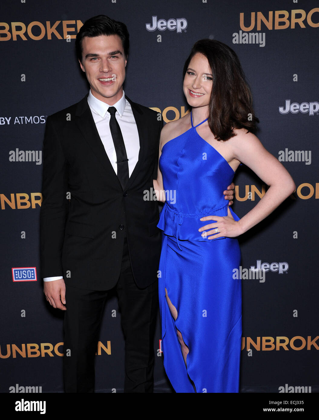 Hollywood, California, USA. 15th Dec, 2014. Finn Wittrock & Sarah ...