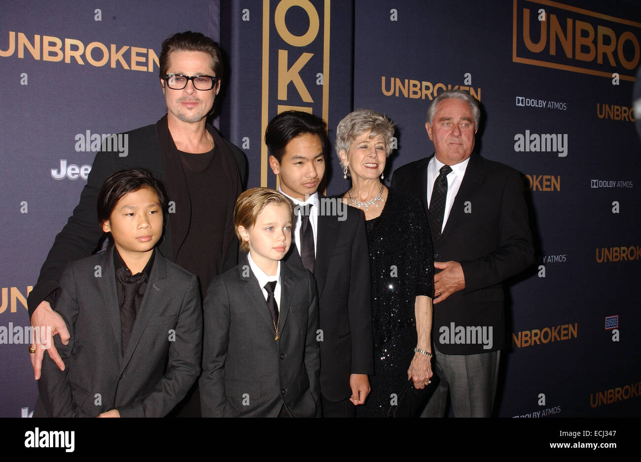 Hollywood, California, USA. 15th Dec, 2014. Brad Pitt, .Mother & Father ...