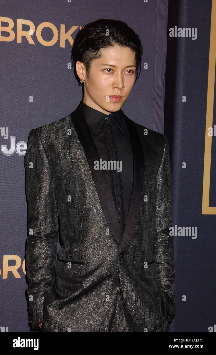 Hollywood, California, USA. 15th Dec, 2014. Miyavi attends the Premiere ...