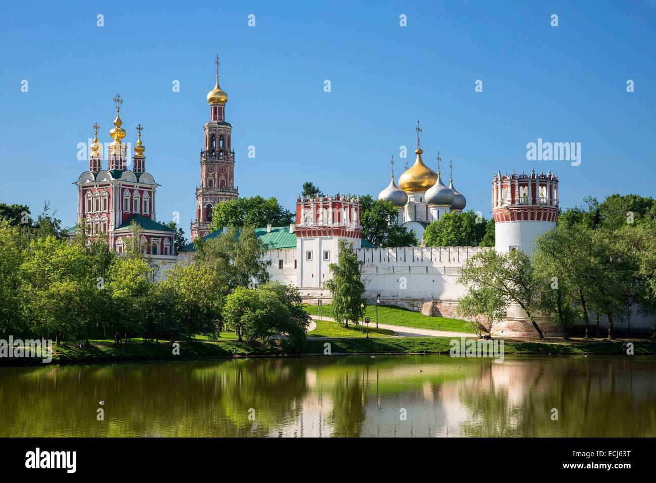 Russia, Moscow, The Novodevichy Convent (aka Novodevichy Monastery ...