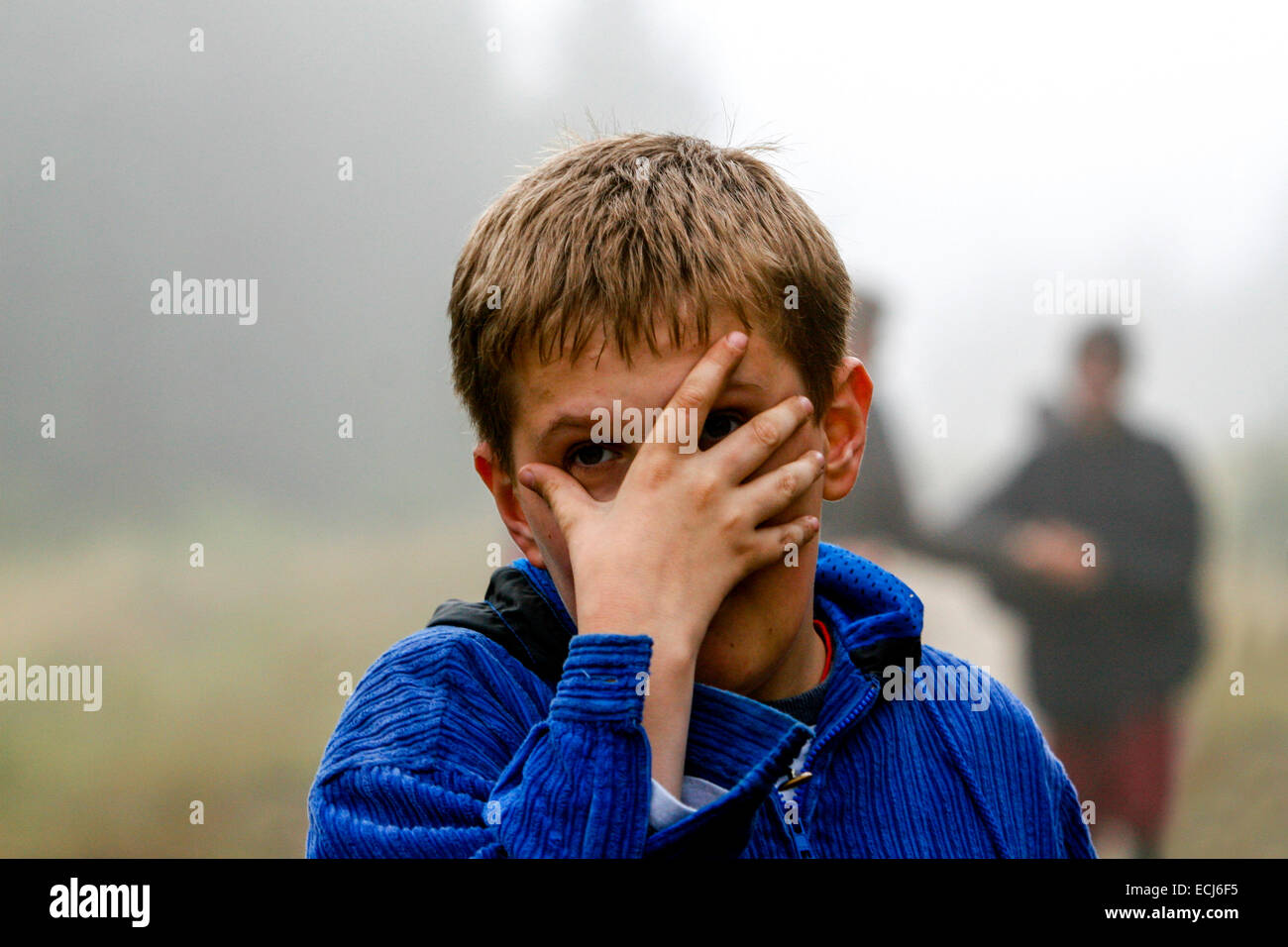 Autistic boy, autism child Stock Photo - Alamy