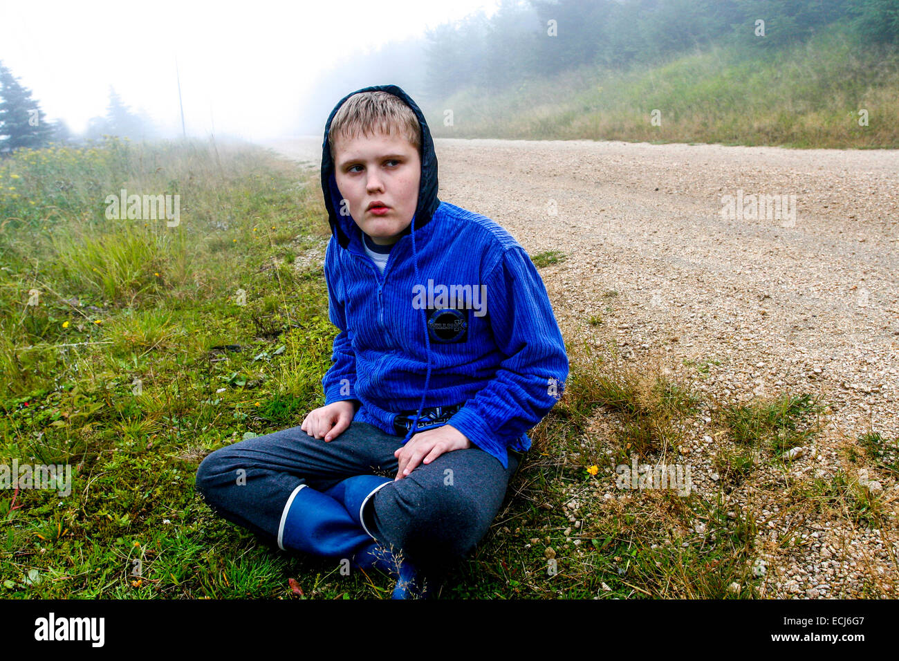 Autistic boy, autism child Stock Photo - Alamy