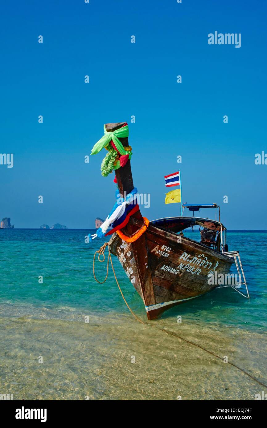 Thailand, Krabi province, Ao Phra Nang bay, Ko Tub island Stock Photo ...