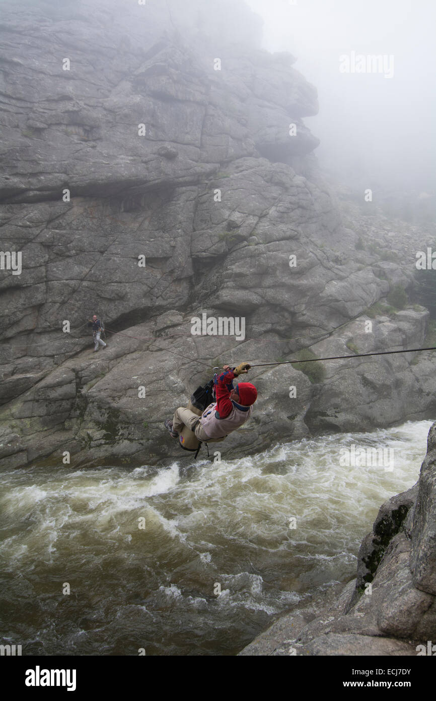 Tyrolean traverse hi-res stock photography and images - Alamy