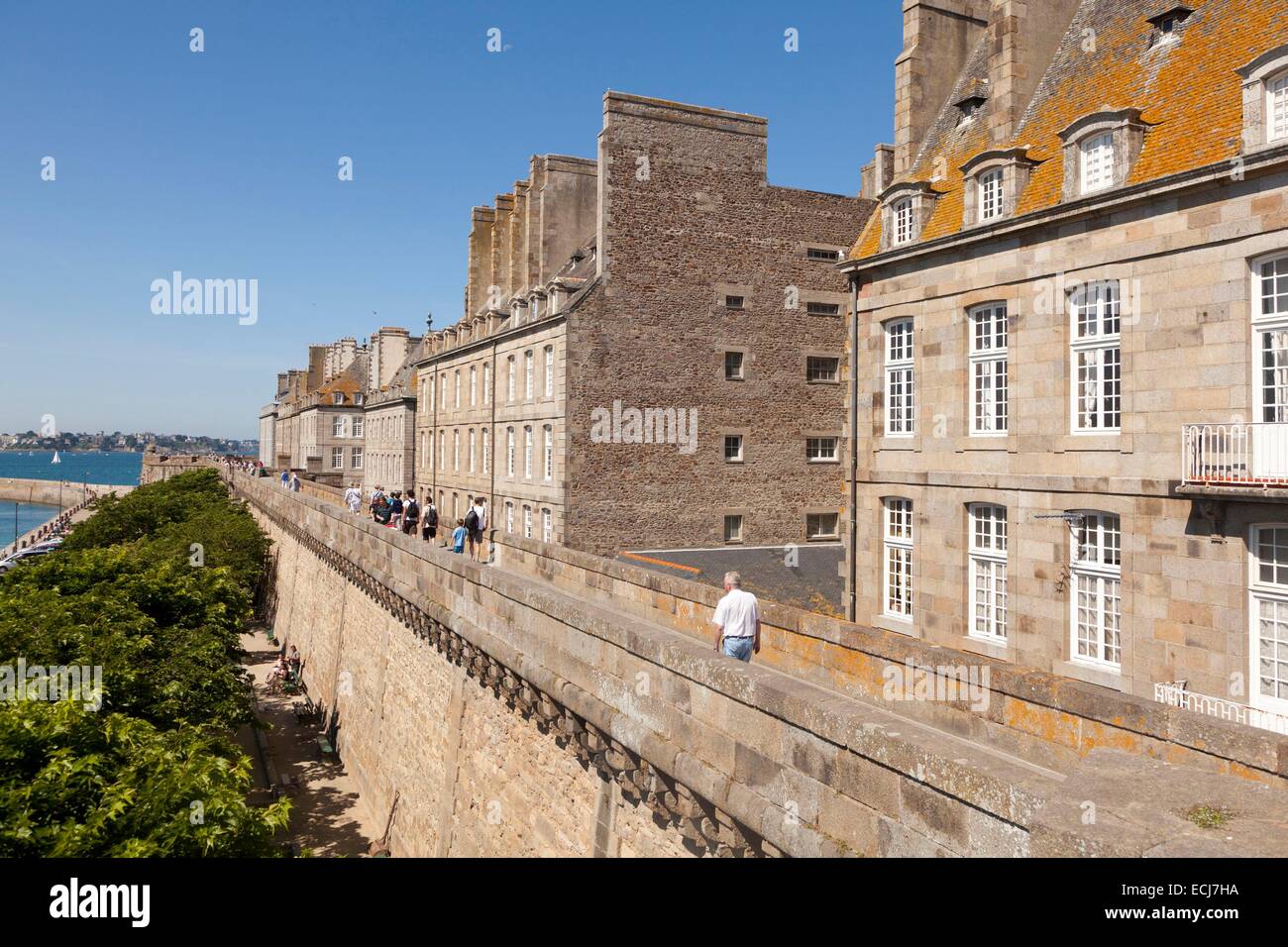 France, Ille et Vilaine, Cote d'Emeraude (Emerald Coast), Saint Malo ...