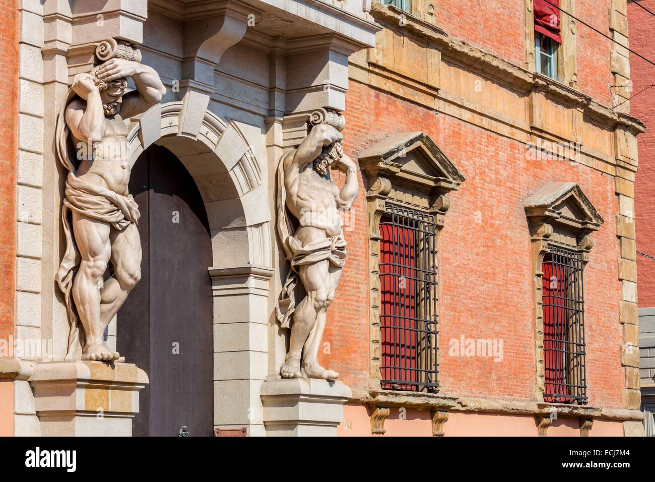 Italy, Emilia Romagna, Bologna, Palazzo Davia Bargellini 17th century ...