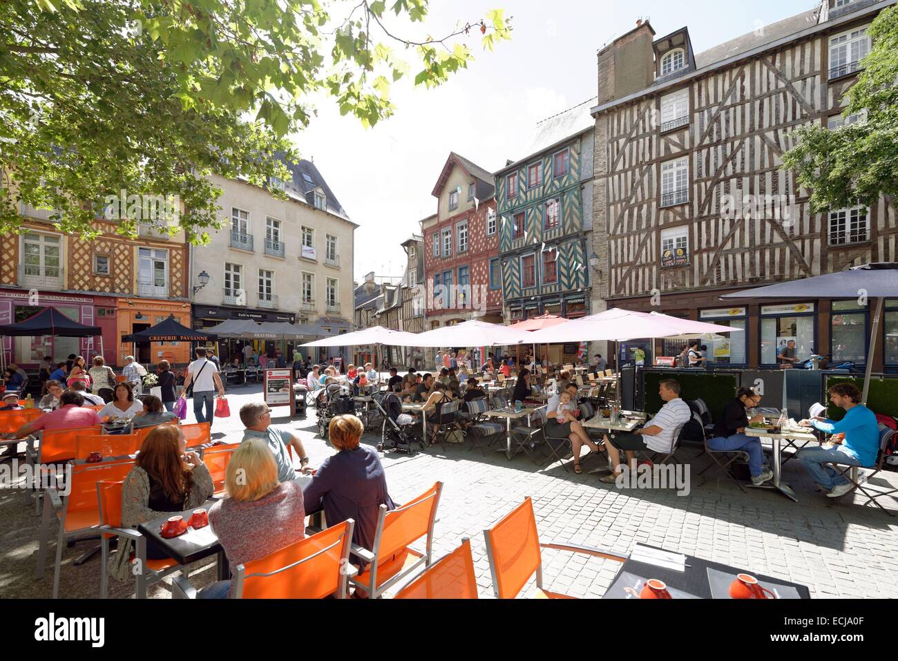 France, Ille et Vilaine, Rennes, Sainte Anne square Stock Photo - Alamy