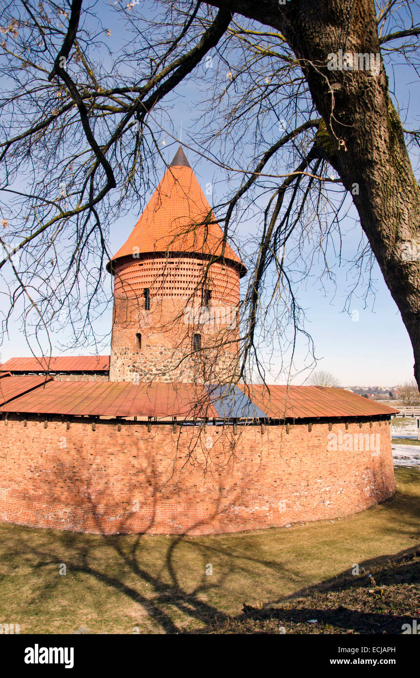 Ancient Lithuanian medieval castle of Kaunas Stock Photo - Alamy
