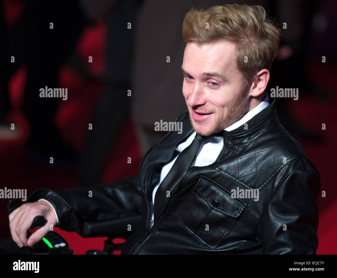 Berlin, Germany. 15th Dec, 2014. Samuel Koch arrives at the premiere of ...