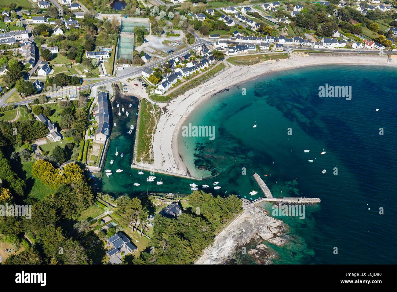France, Loire Atlantique, Piriac, Lerat (aerial view Stock Photo - Alamy