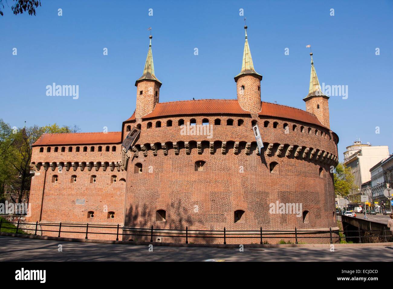 Poland, Lesser Poland region, Krakow, old town (Stare Miasto) listed as ...