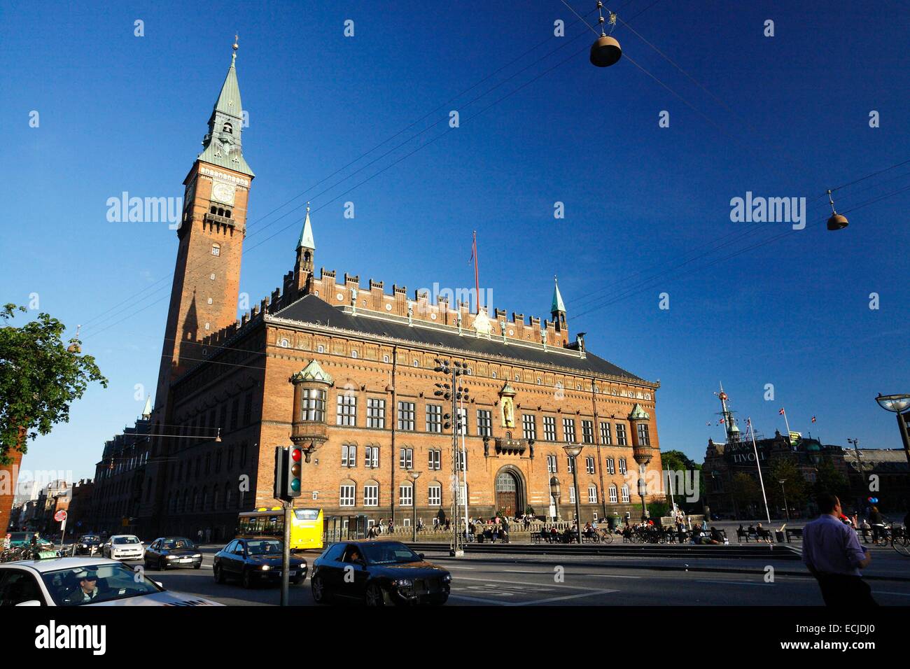 Denmark, Capital (Hovedstaden), Copenhagen, the city hall (K°benhavns ...