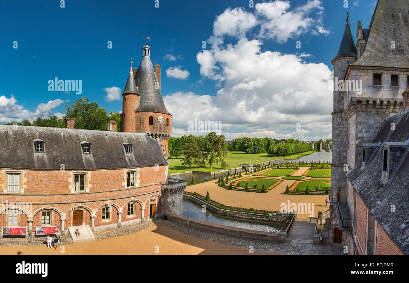 France, Eure et Loir, Maintenon, Chateau de Maintenon, New French ...