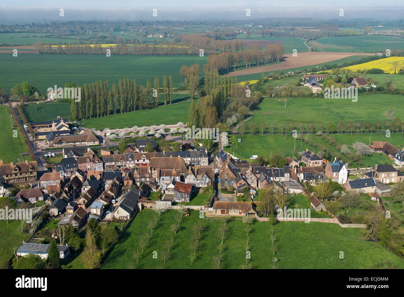 France, Calvados, Beuvron en Auge, labeled The Most Beautiful Villages ...