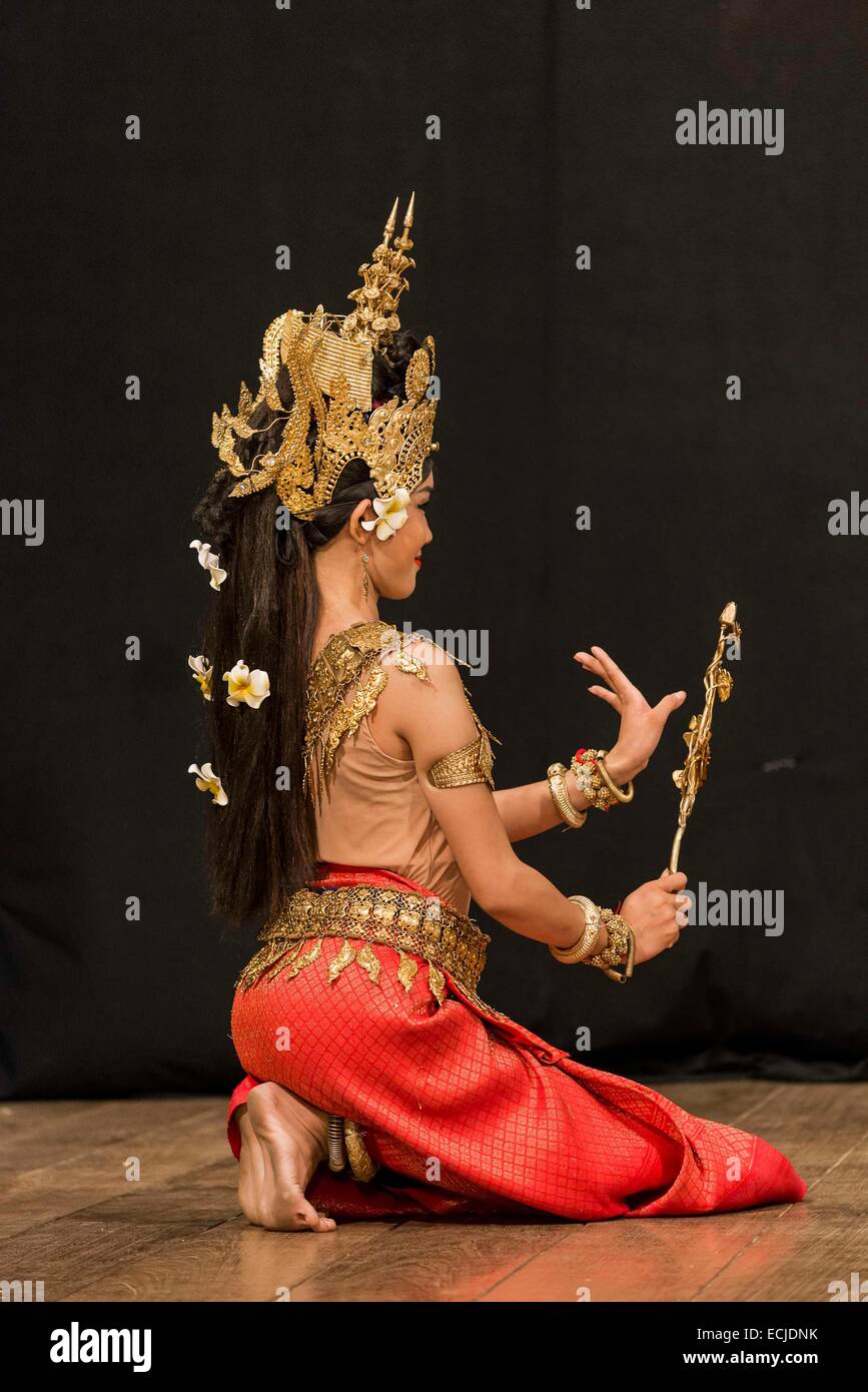Cambodia, Phnom Penh, classic khmer dance, on the immaterial heritage ...