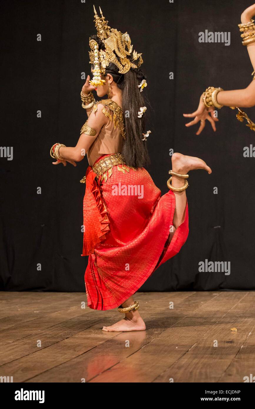Cambodia, Phnom Penh, classic khmer dance, on the immaterial heritage ...