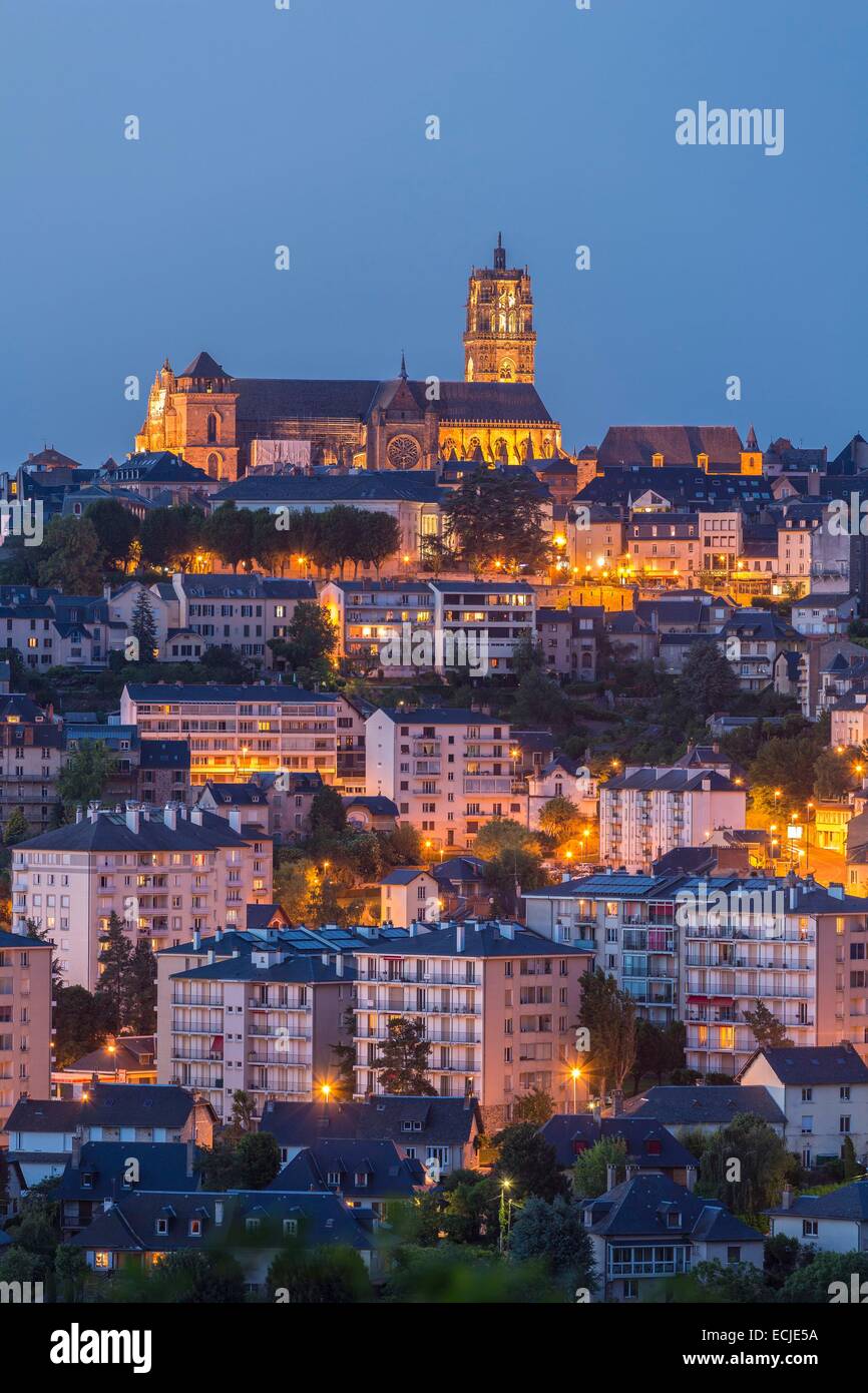 France aveyron rodez cathedral 13th hi-res stock photography and images ...