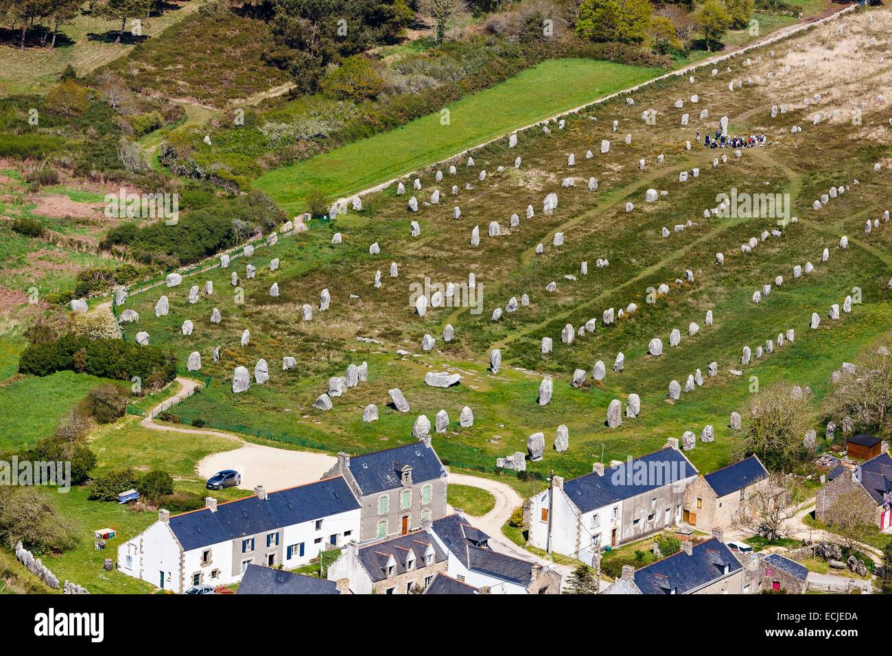 Carnac stones aerial hi-res stock photography and images - Alamy