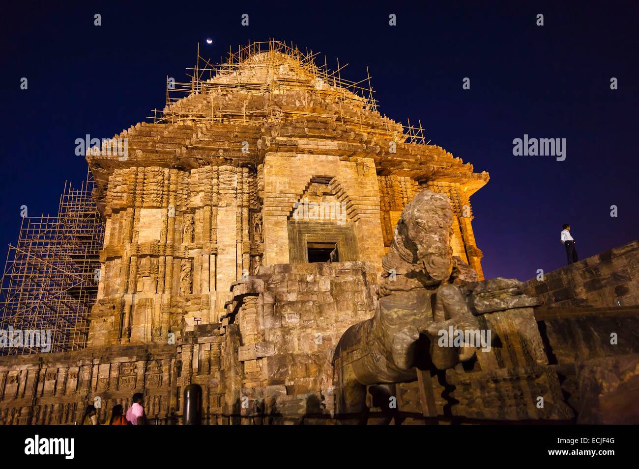 India, Odisha, Konarak, the sun temple, listed as World Heritage by ...