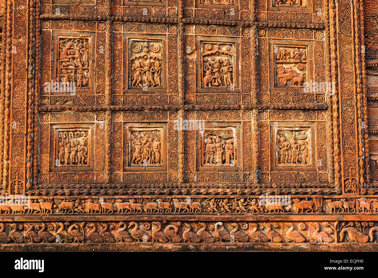 Terracotta temple bishnupur west bengal hi-res stock photography and ...