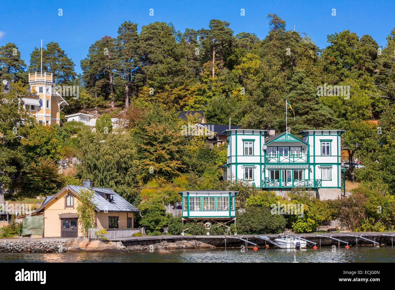 Sweden, Stockholm, Stockholm archipelago is one of the largest in the ...