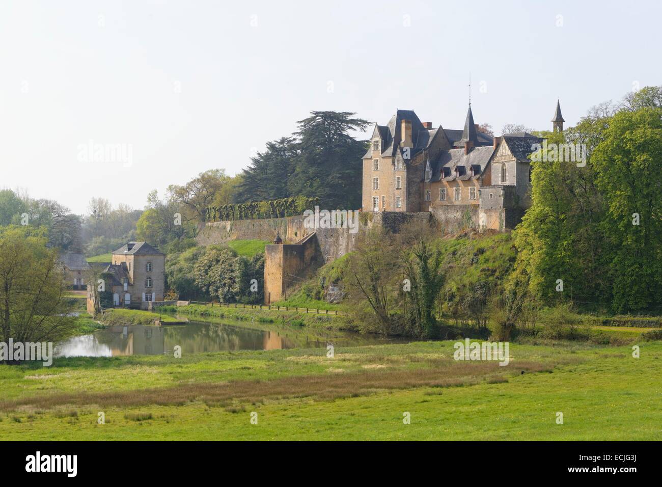 France, Mayenne, Saulges Stock Photo - Alamy
