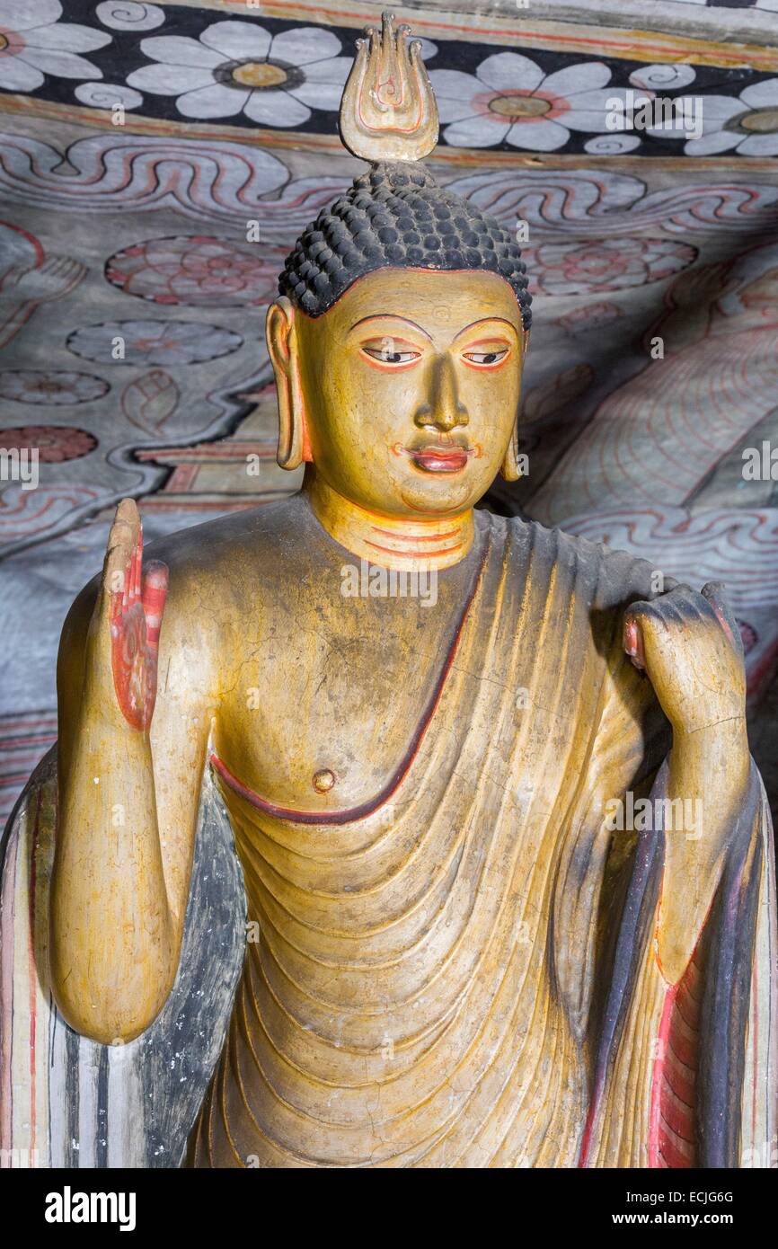 Sri Lanka, Central province, Matale district, Dambulla, the Golden ...