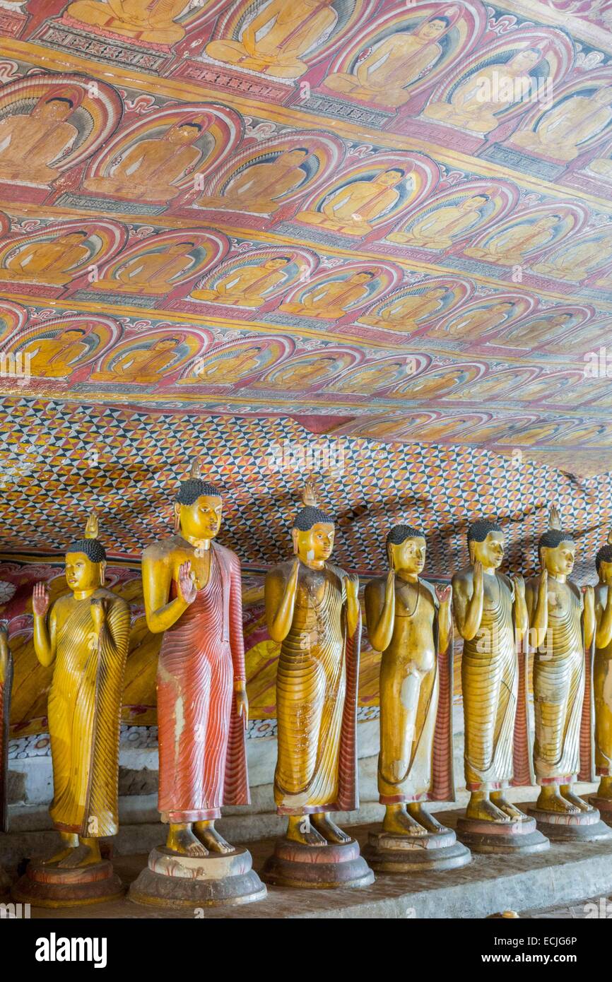 Sri Lanka, Central province, Matale district, Dambulla, the Golden ...