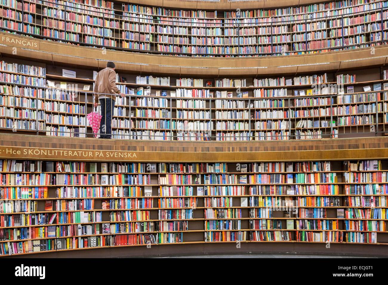 Sweden, Stockholm, Stockholm Public Library (Stockholms stadsbibliotek ...