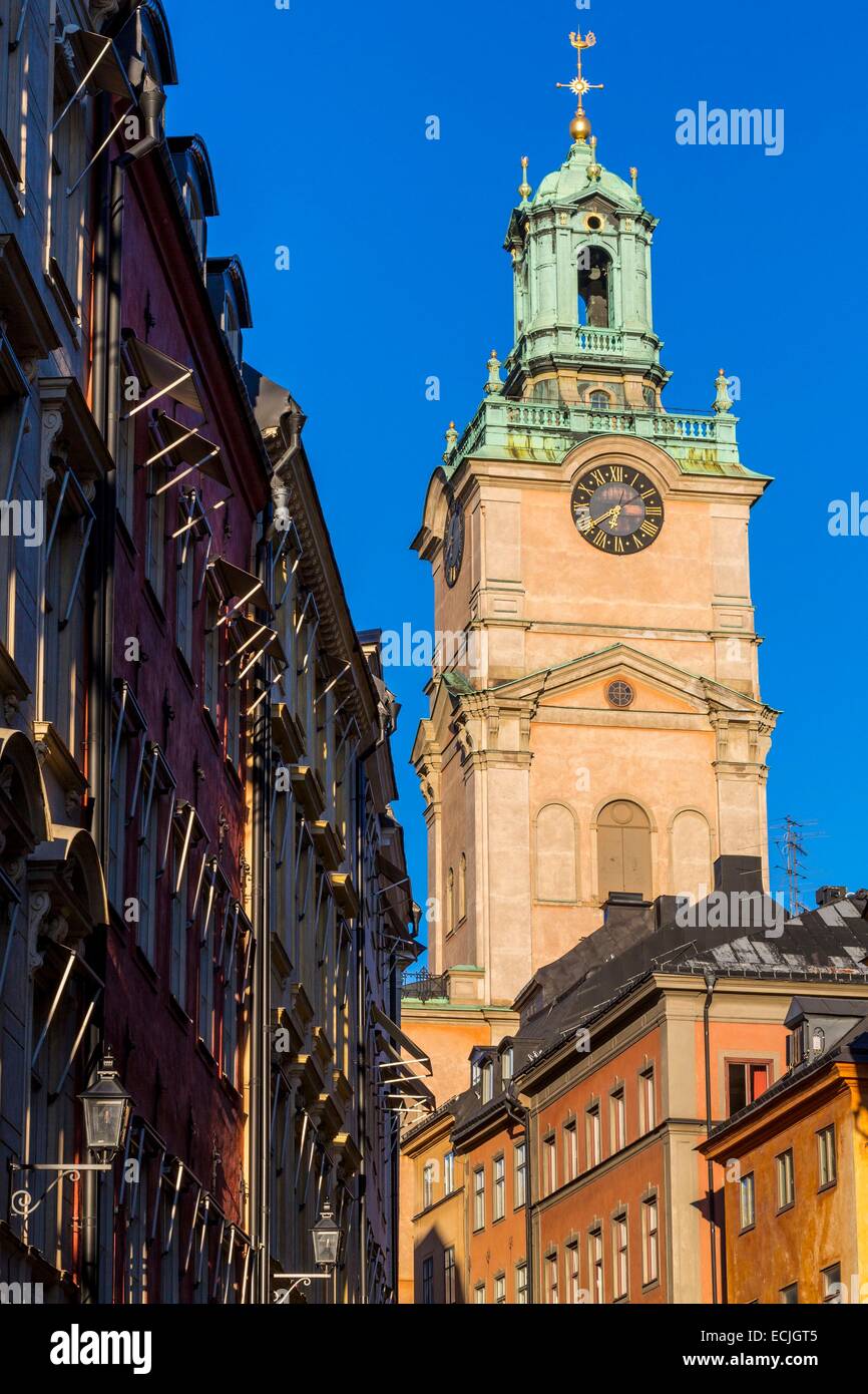 Sweden, Stockholm, Gamla Stan (Old Town), the Storkyrkan (or Church of ...