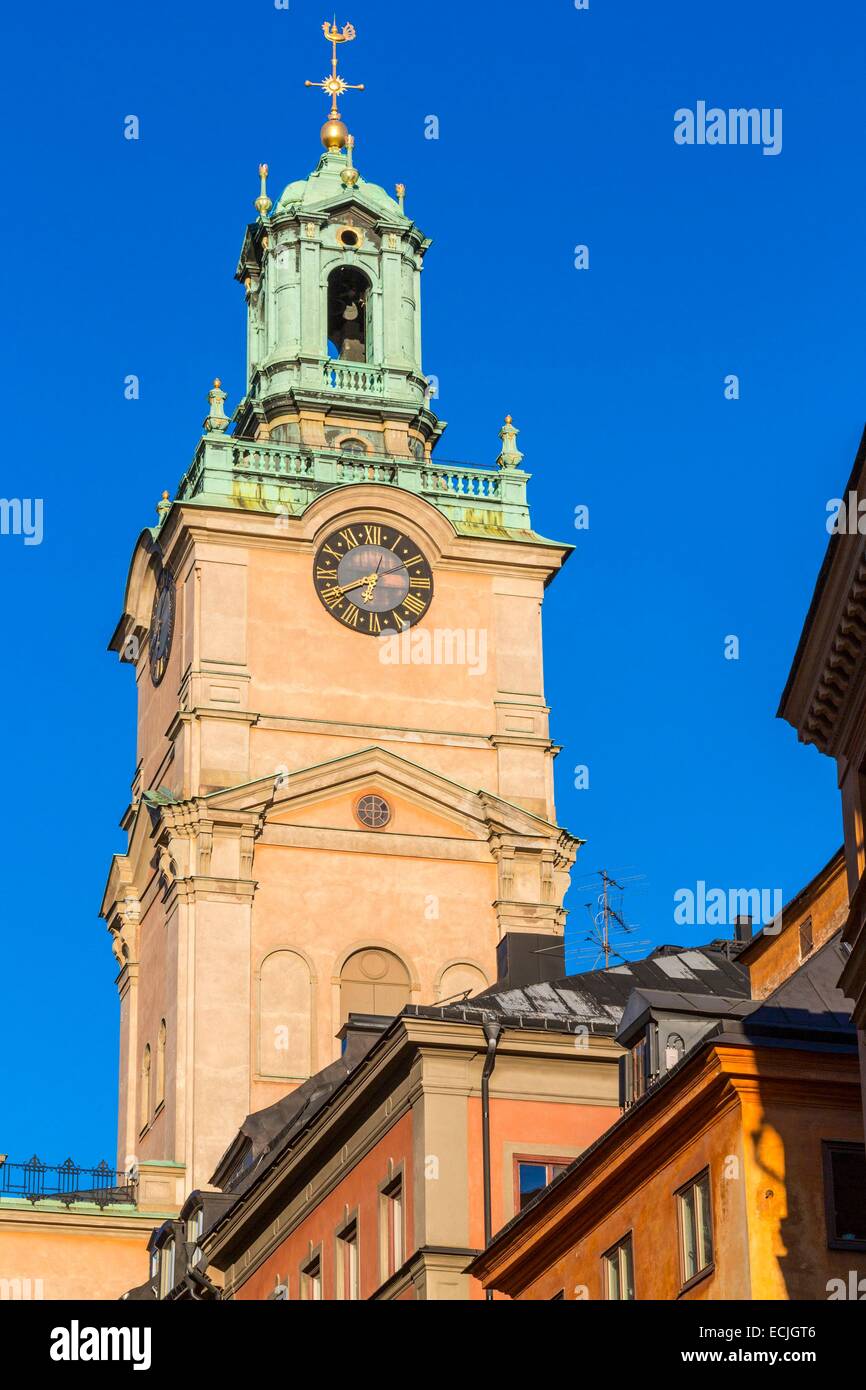 Sweden, Stockholm, Gamla Stan (Old Town), the Storkyrkan (or Church of ...