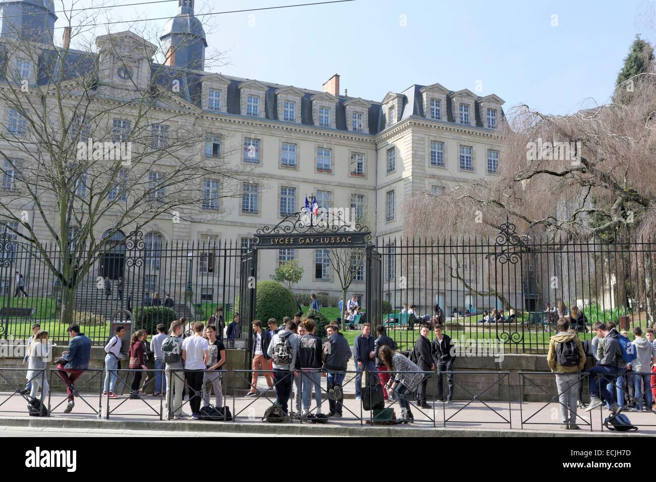 France, Haute Vienne, Limoges, Gay Lussac school Stock Photo - Alamy