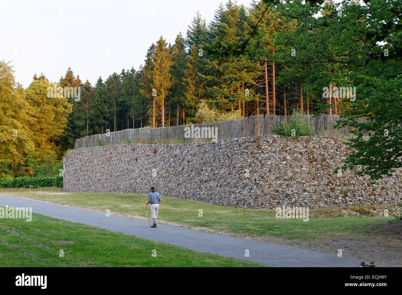 France, Saone et Loire, Saint Leger sous Beuvray, Bibracte, a Gaulish ...