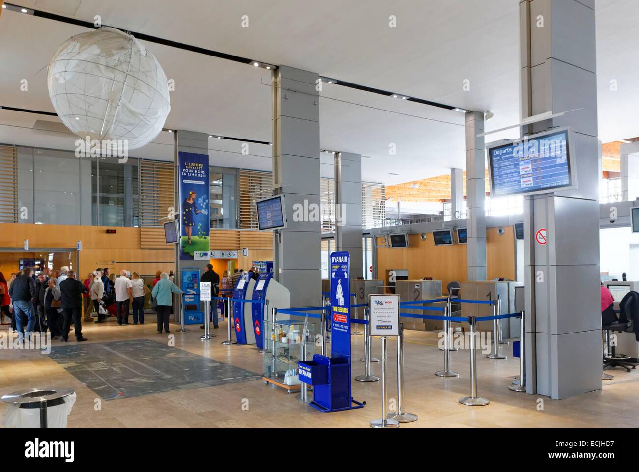 France, Haute Vienne, Limoges, Limoges Bellegarde airport Stock Photo ...