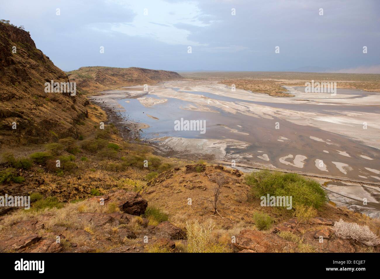 Kenya, lake Magadi, Rift valley, at sunset Stock Photo - Alamy