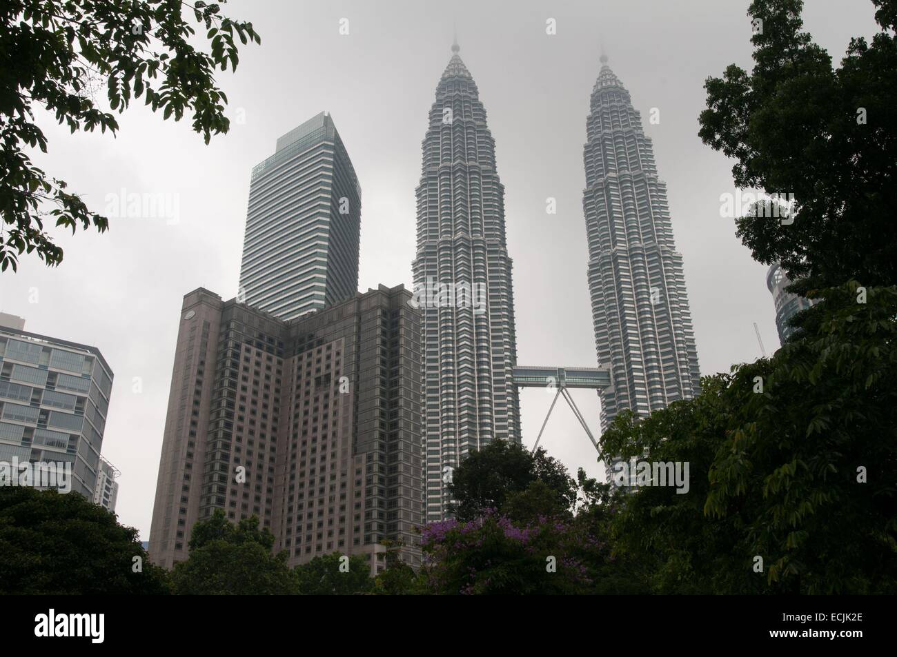 Malaysia, Kuala Lumpur, KLCC ( Kuala Lumpur City Center), the Petronas ...