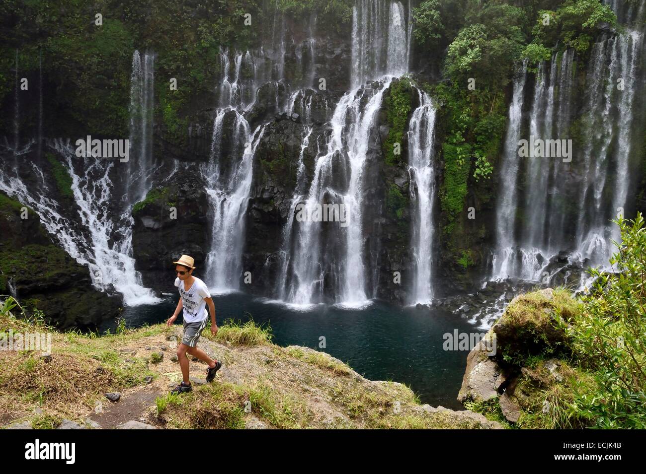 Reunion island waterfall hi-res stock photography and images - Alamy