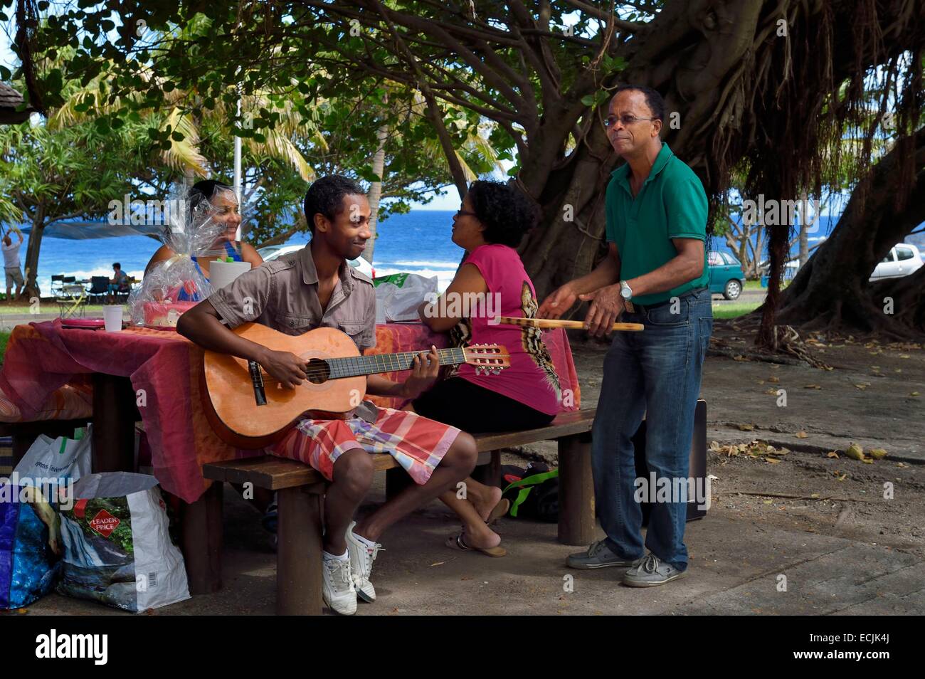 France, Reunion island (French overseas department), Grand Bois, Sunday ...