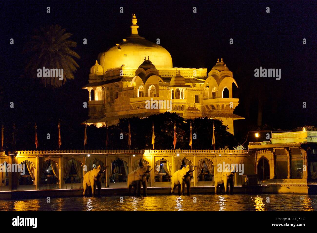 Jag Mandir Udaipur En La Noche