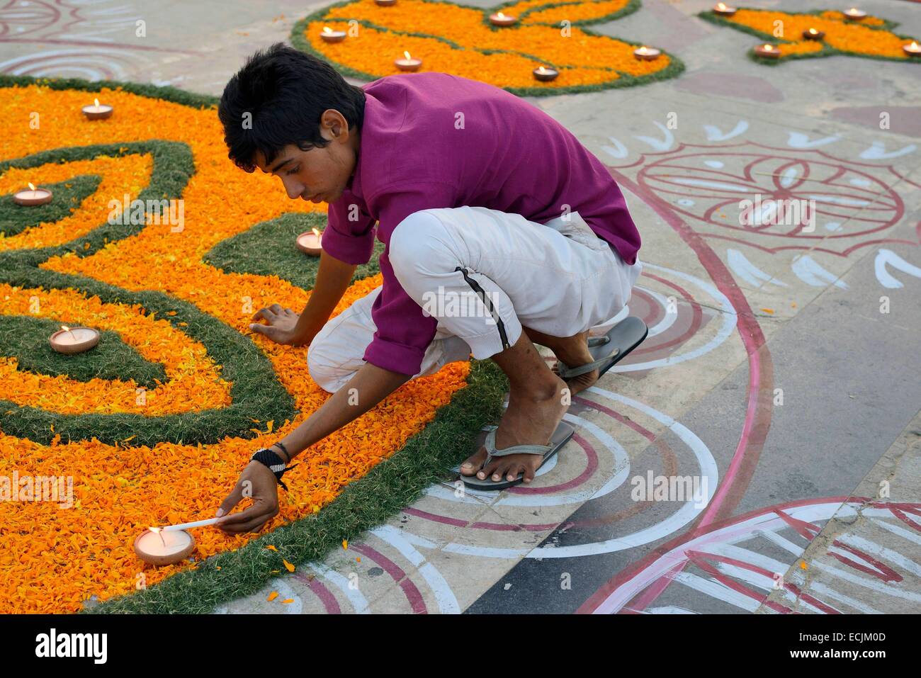 India rajasthan jaipur diwali festival hi-res stock photography and ...