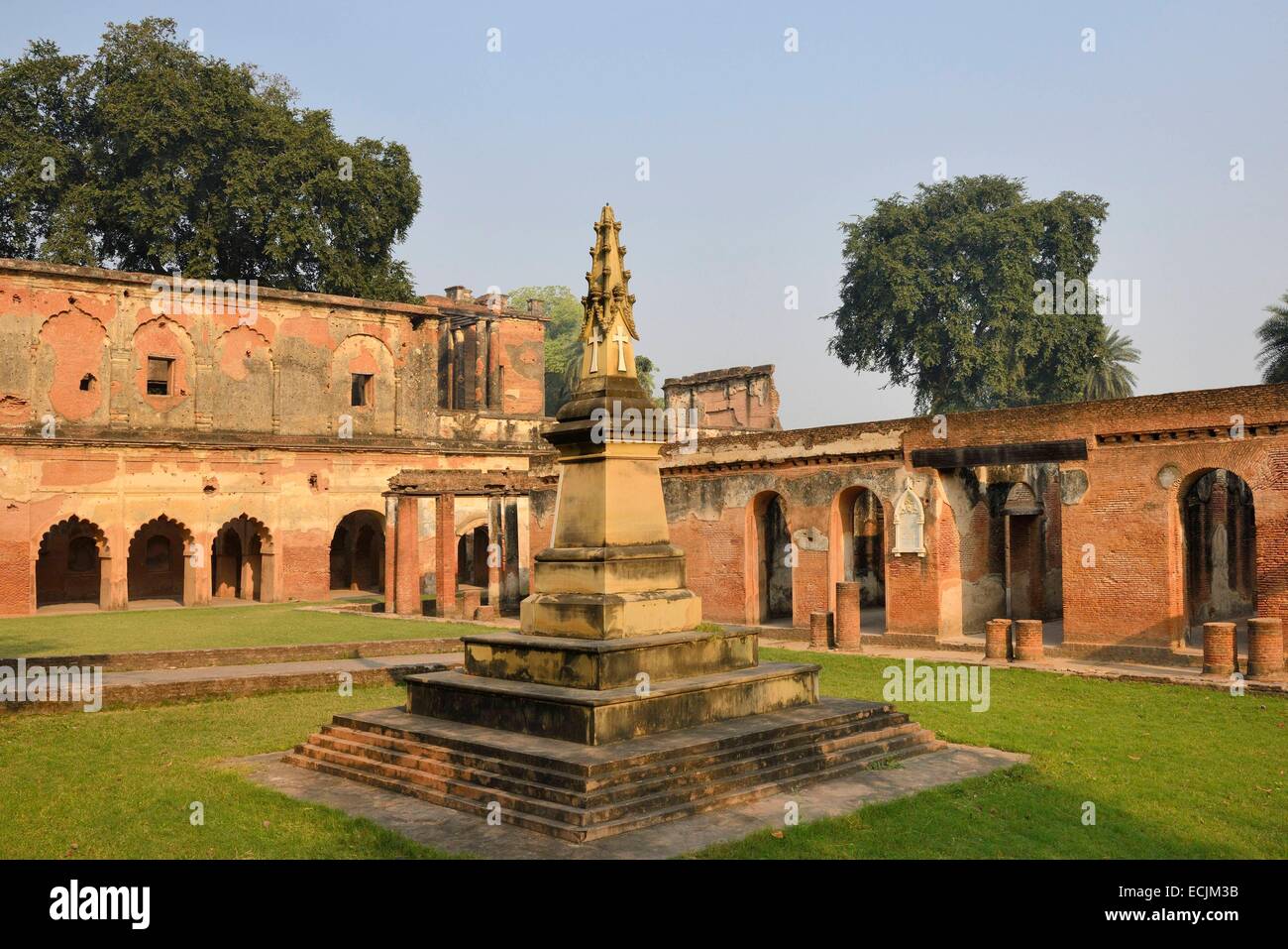 India, Uttar Pradesh, Lucknow, The ruins of the Residency Stock Photo ...