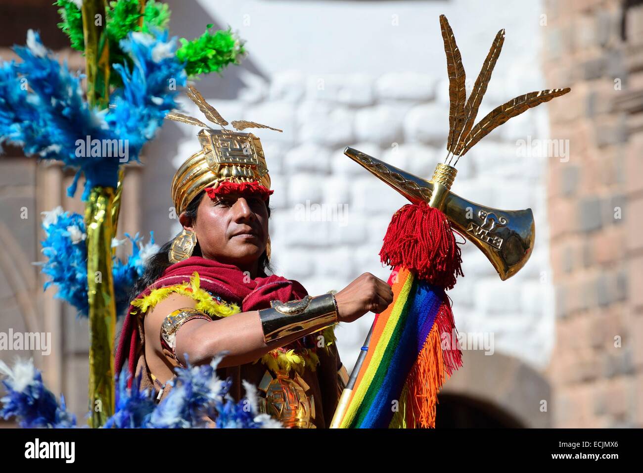 Inca people portrait man hi-res stock photography and images - Alamy